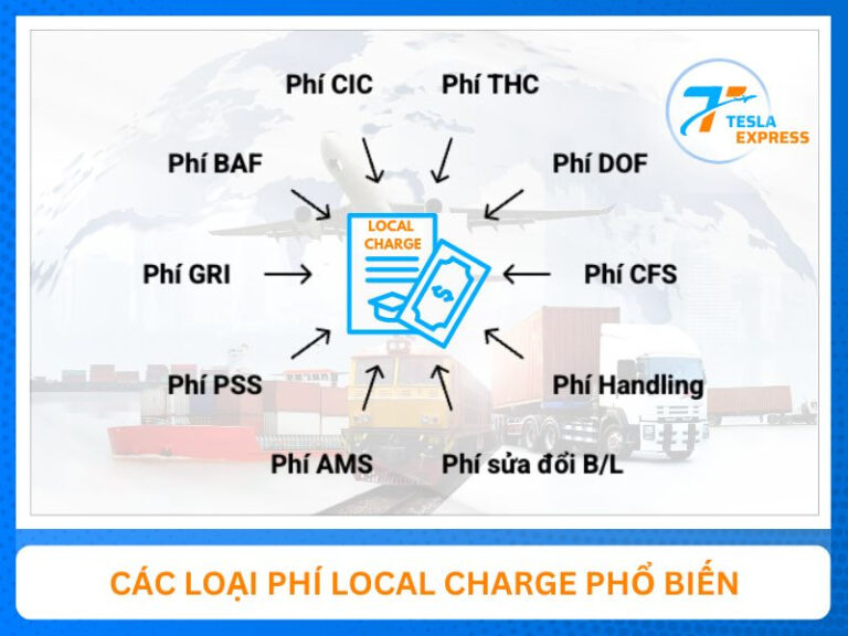 Phí Local Charge là gì giải thích chi tiết các loại LCC